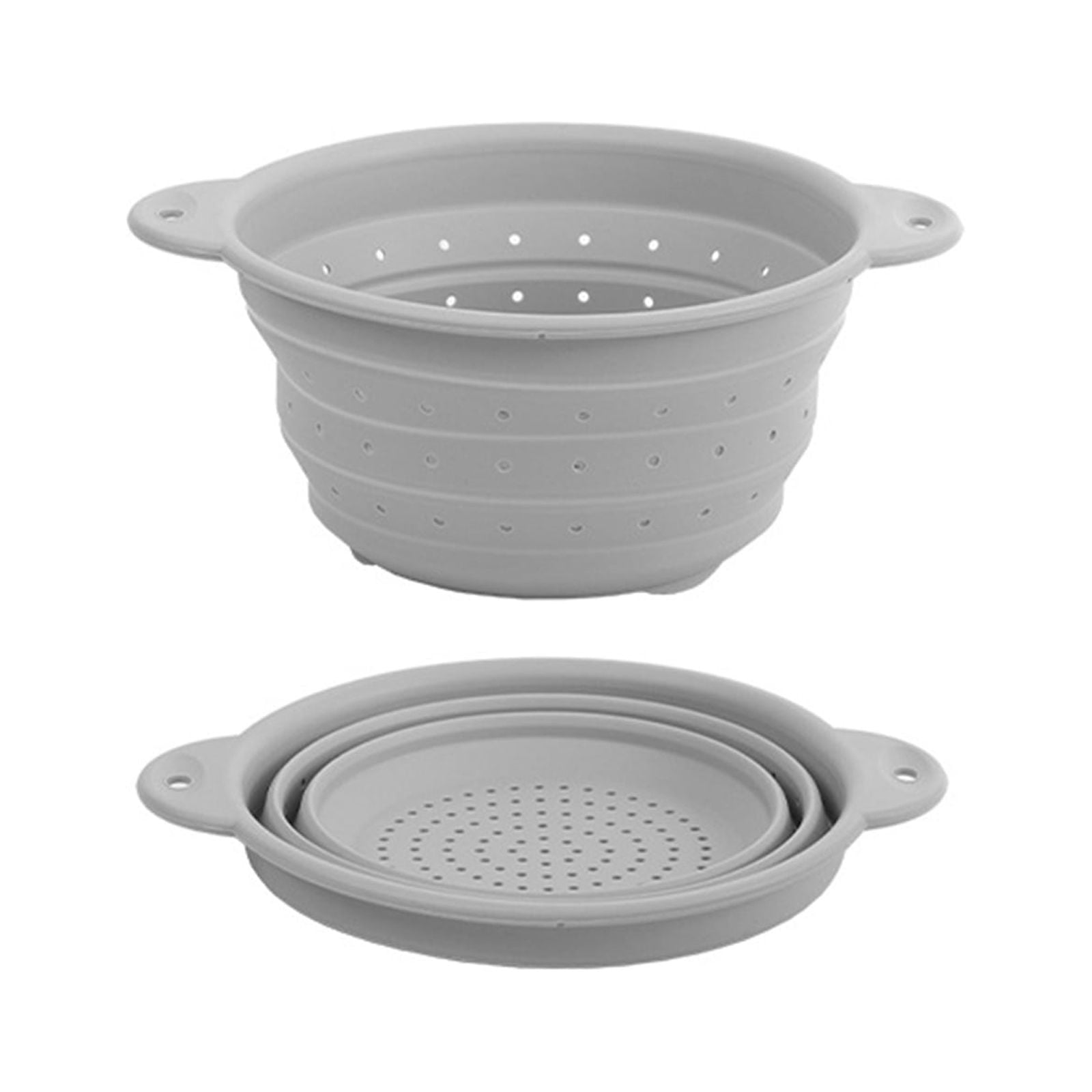 Osdhezcn Foldable Silicone Colander Fruit Vegetable Washing Basket ...