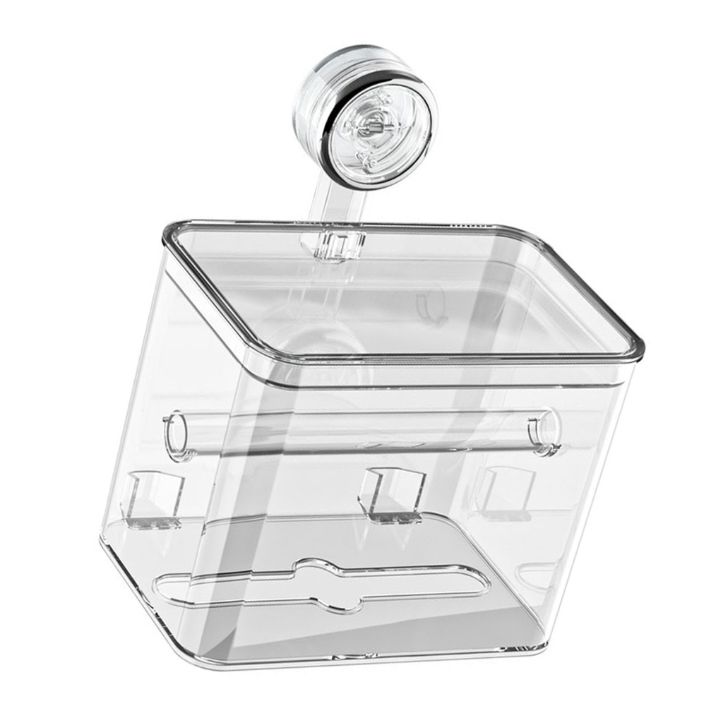 Osdhezcn Functional Bathroom Tissue Box Space Saving Suction Tissue ...