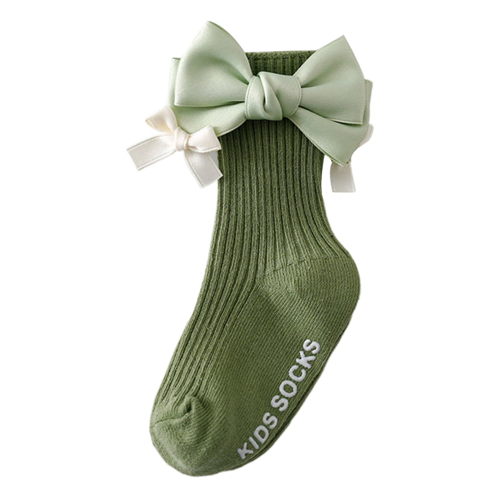 Osdhezcn Girl MidCalf Socks School Uniform Dress Socks Lace Bowknot ...