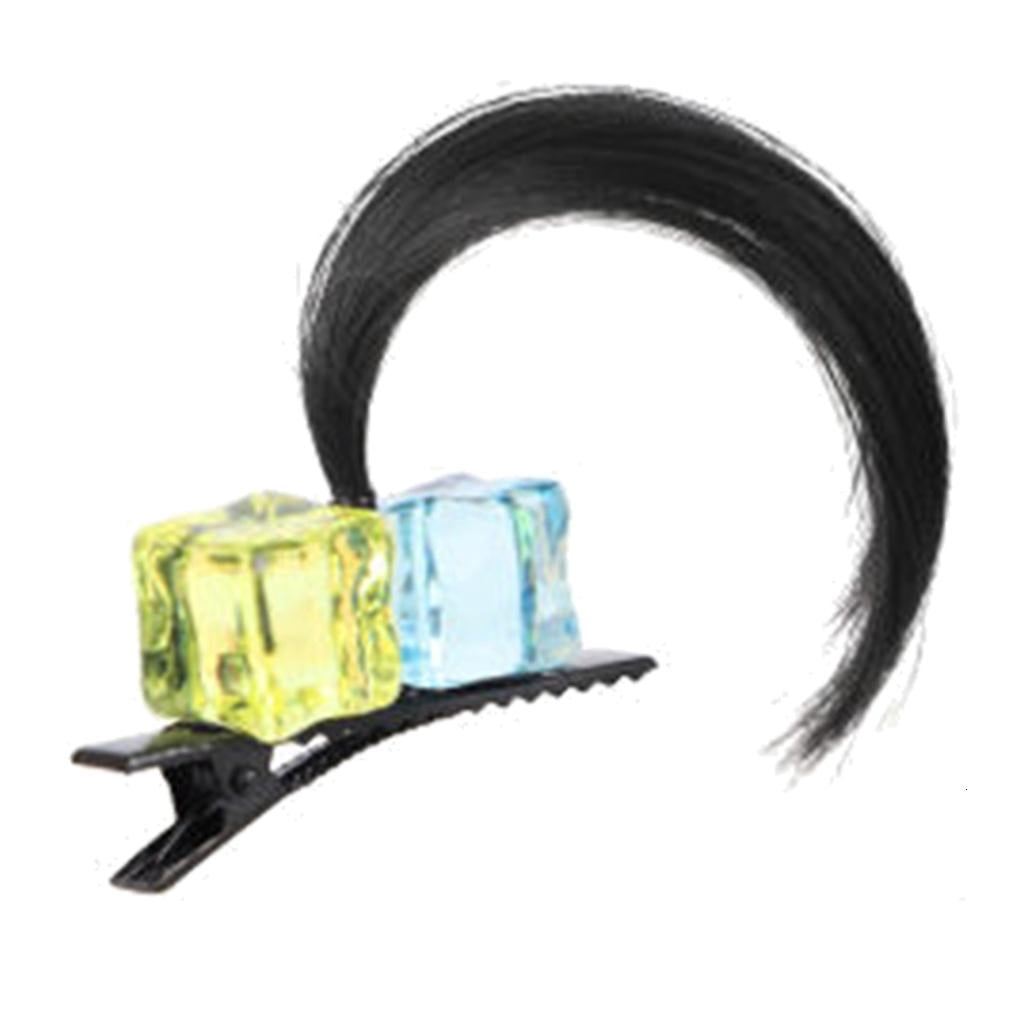 Osdhezcn Girls' Fashion Hair Clip Hair Accessory Cartoon Fake Hair ...