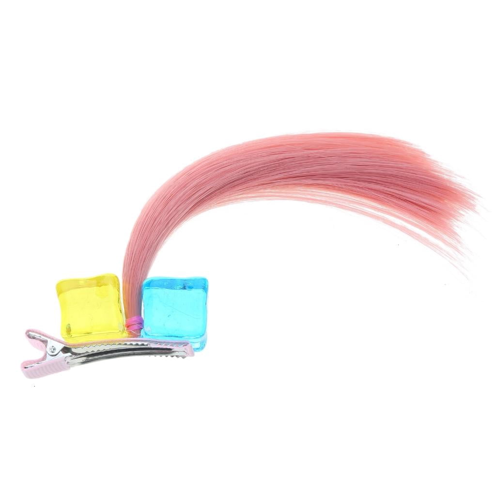 Osdhezcn Girls' Fashion Hair Clip Hair Accessory Cartoon Fake Hair ...