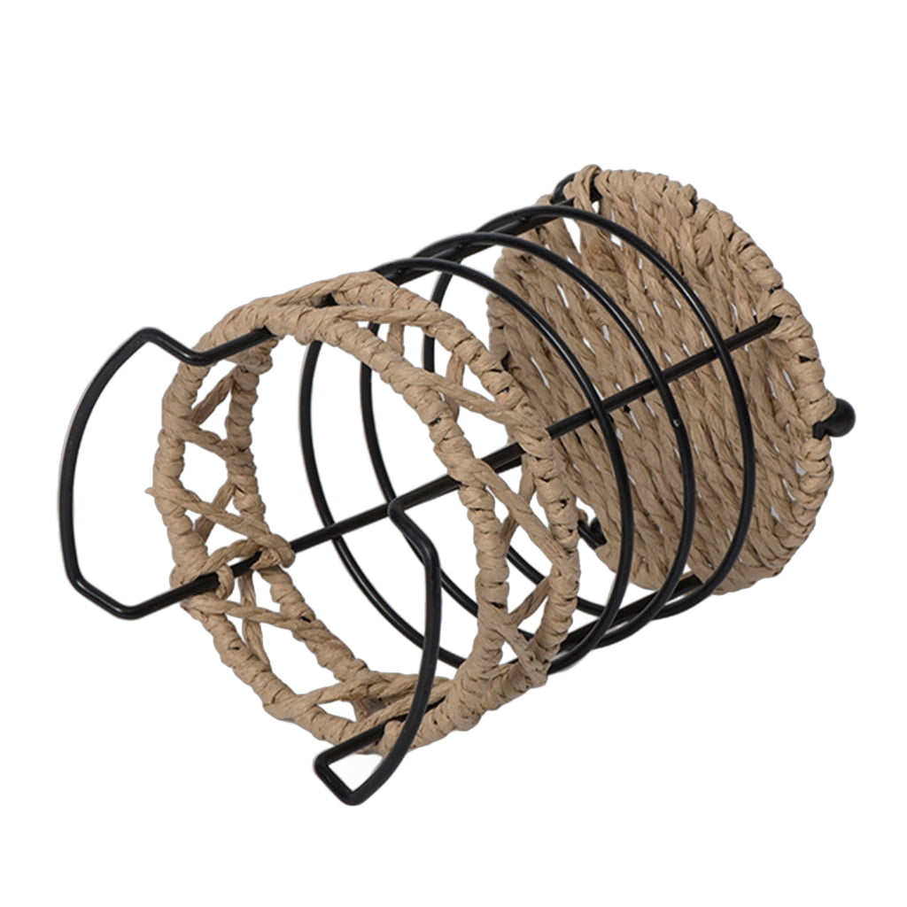 Osdhezcn Hand Woven Pen Cup Pencil Holder Decorative Pen Basket Office ...