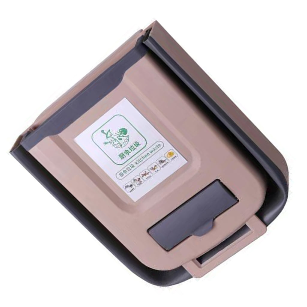 Osdhezcn Kitchen Waste Bin Hanging Countertop Trash Can Folding Wall ...
