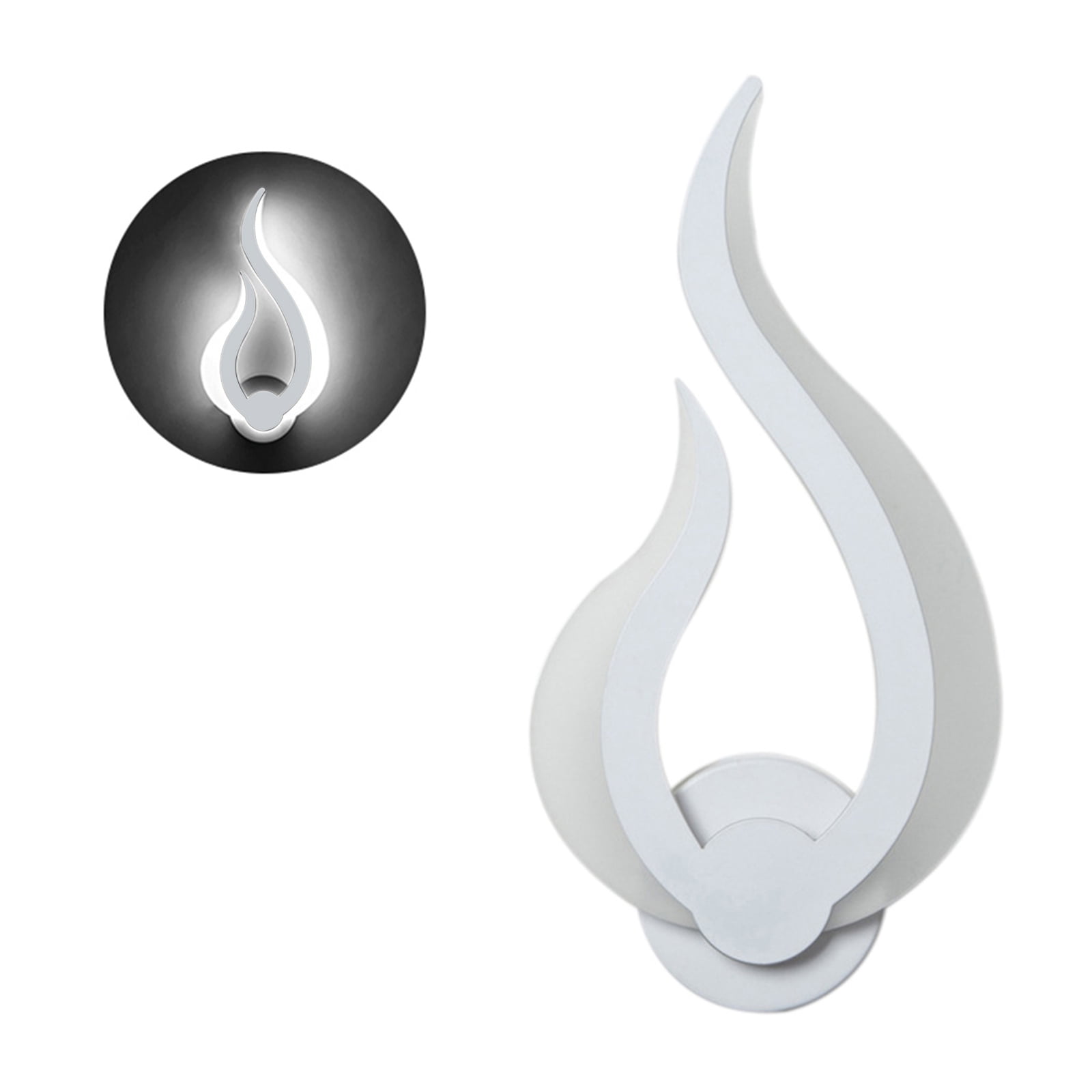 Osdhezcn LED Light Modern Wall Lamp Acrylic Sconce 10W AC90-260V Flame ...