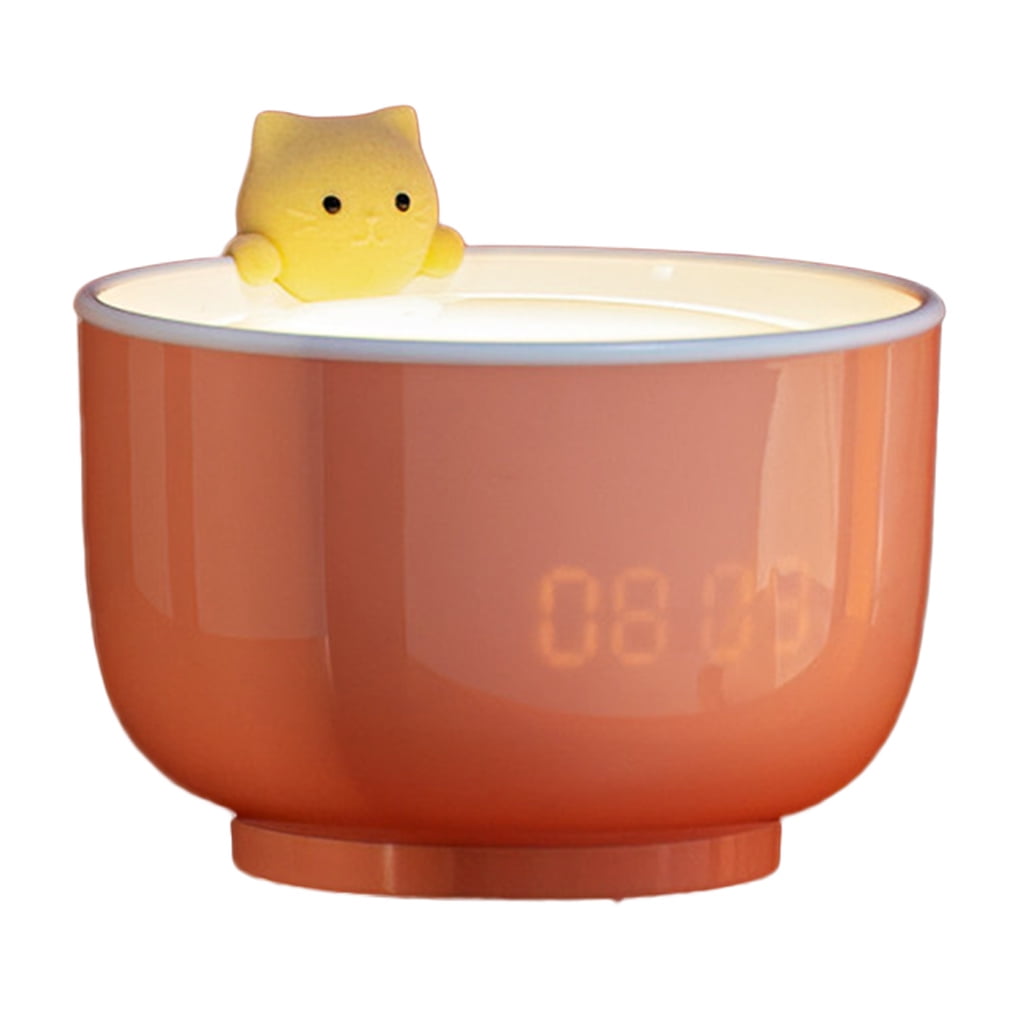 Osdhezcn LED for Cat Night Light Cute Teacup for Cat Lamp for Gentle ...