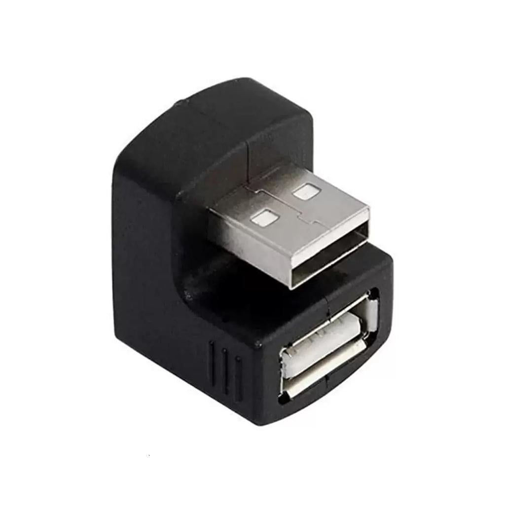 Osdhezcn Low Profile U Bend USB2.0 Extension Adapter 480Mbps Data ...