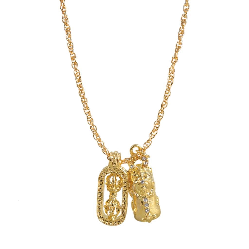 Osdhezcn Luck Charm Pendant Necklace Simple Necklace Date Jewelry ...