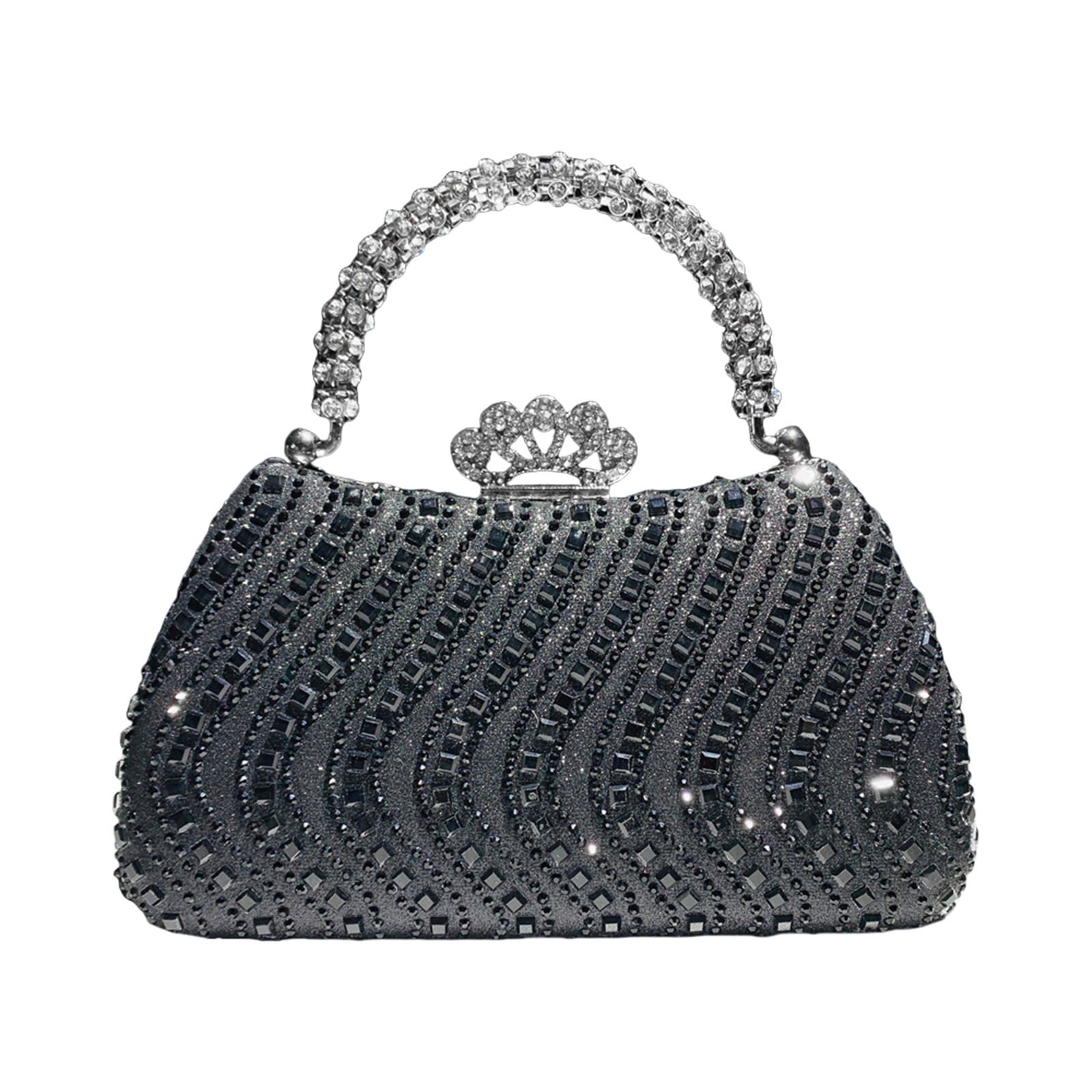 Osdhezcn Luxurious Handbag with Rhinestones Detailing Evening Bags ...