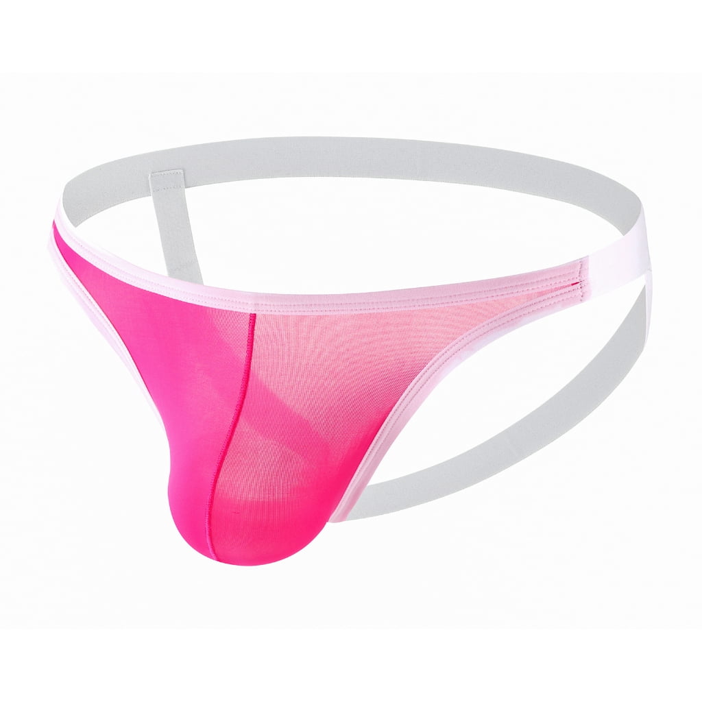 Osdhezcn Men Thong Comfortable Bulge Pouch Underwear Low Rise G-String ...