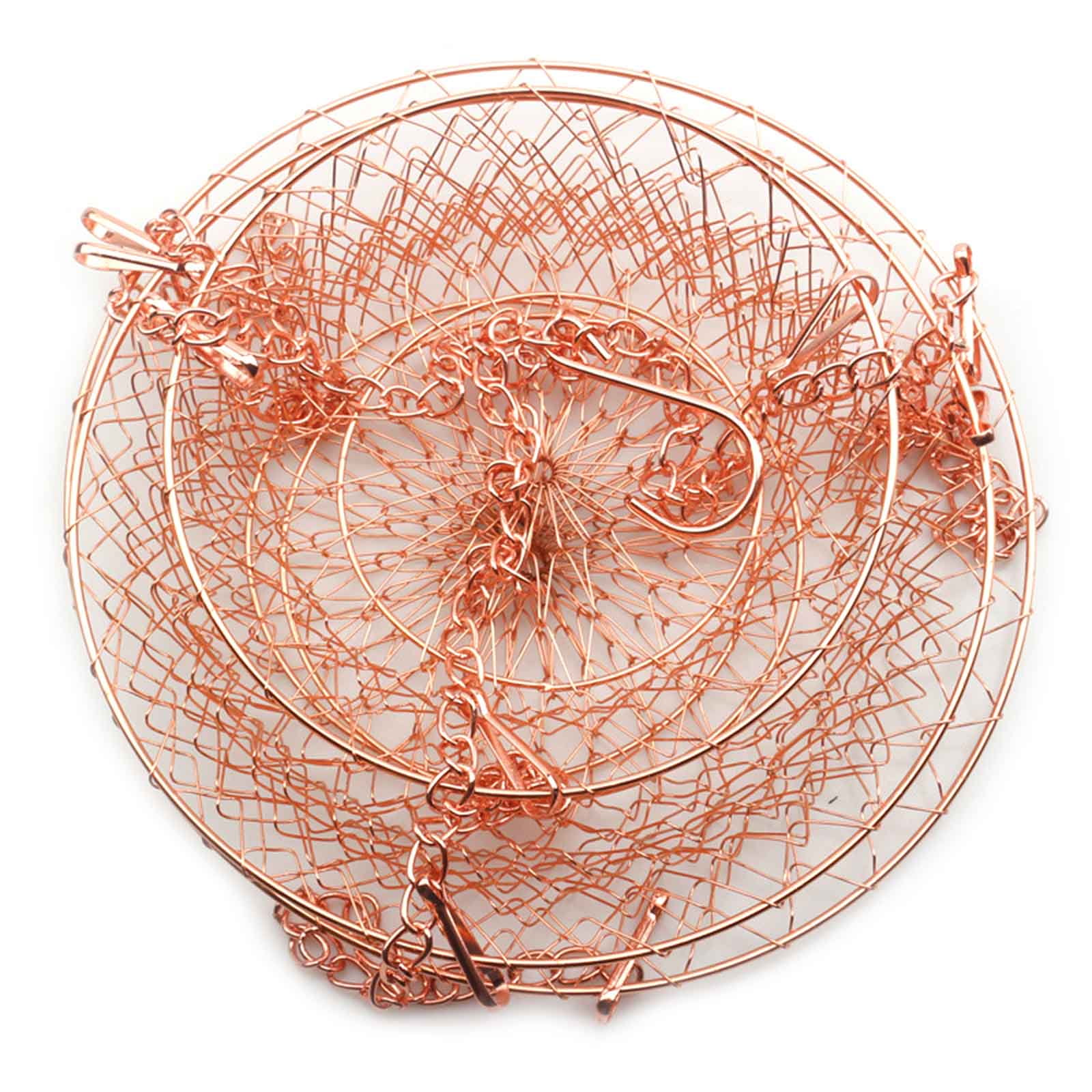 Osdhezcn Metal Fruit Basket Durable Anti Deformed Hanging Basket 3 ...