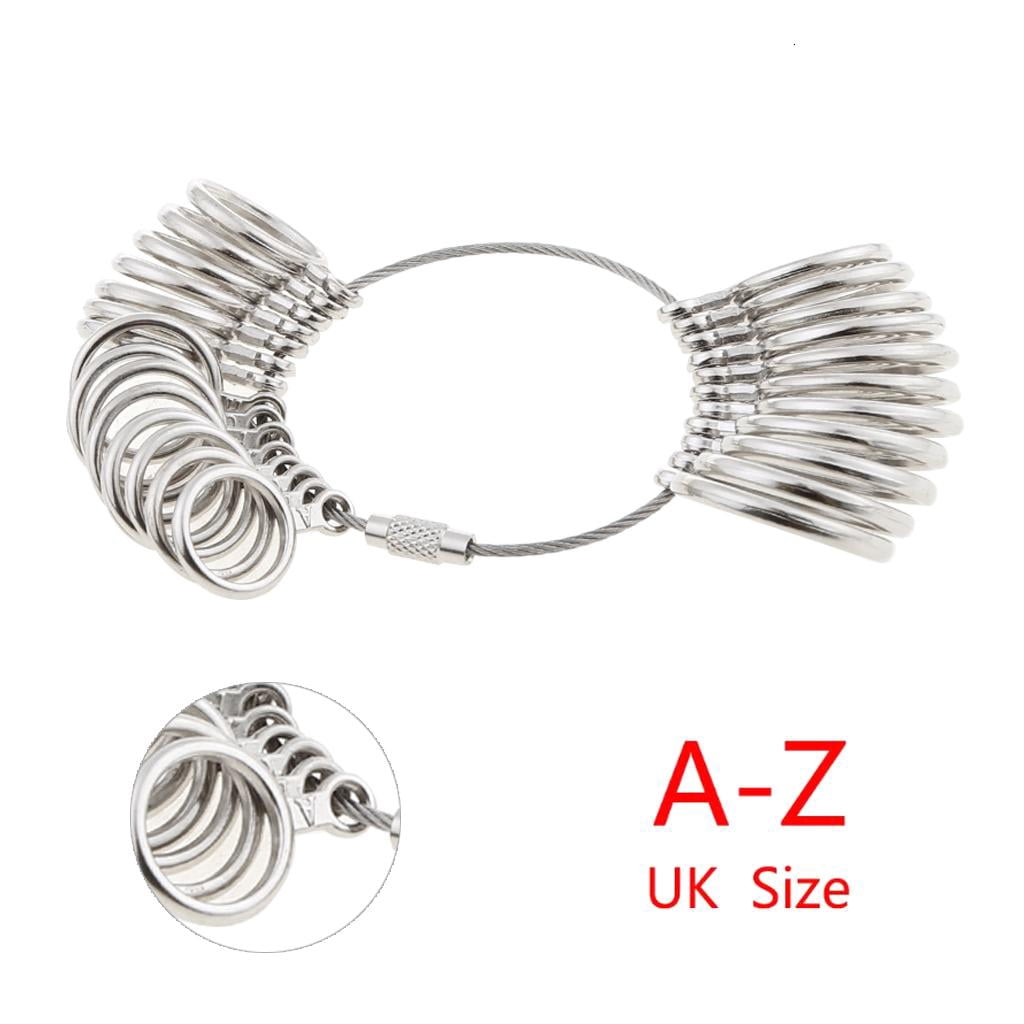 Osdhezcn Metal Ring Sizer Tool Jewelry Sizers Kit for Women Girl ...