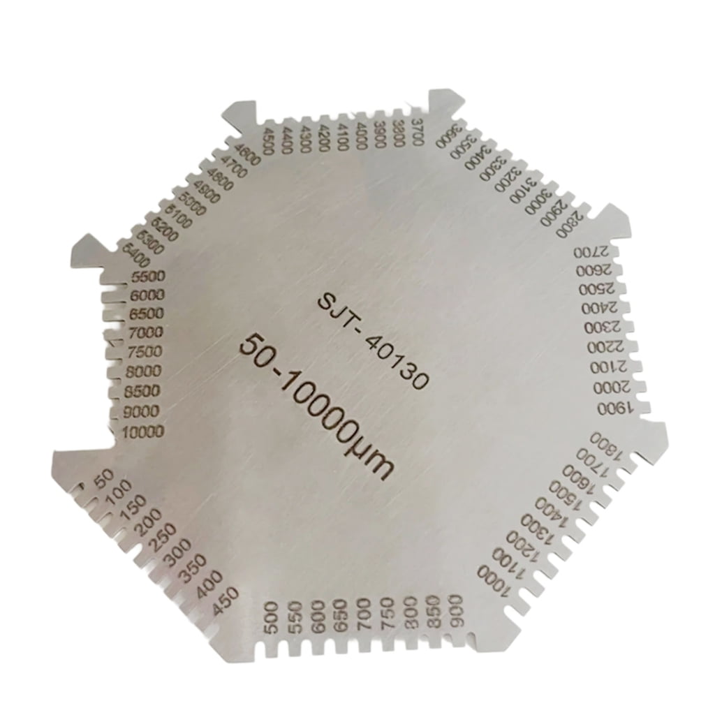 Osdhezcn Metal Thickness Gauge Wet Film Comb 50-10000um Octagonal ...