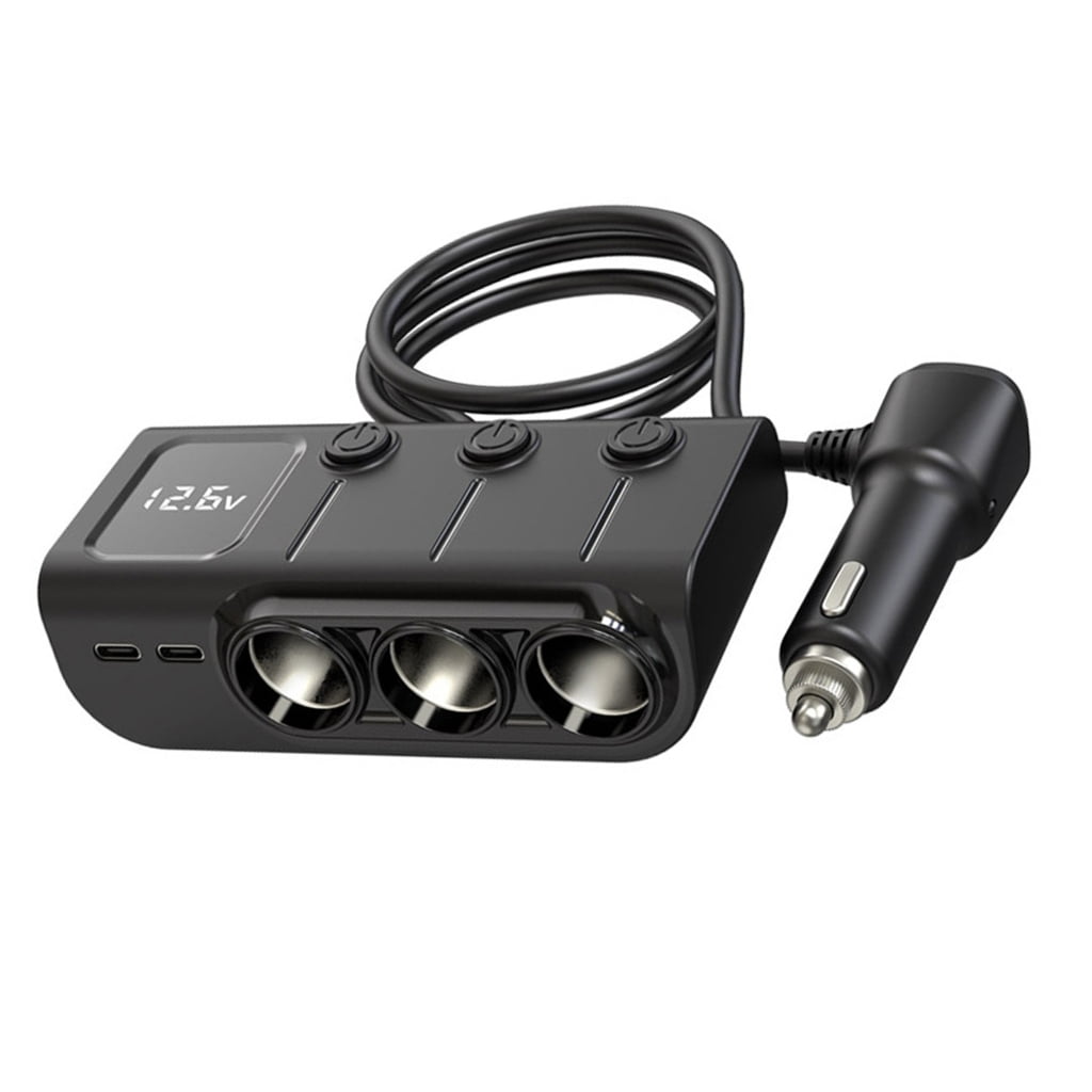 Osdhezcn Multiple Port Car Charger 120W Fast Charge Cigarettes Lighter ...