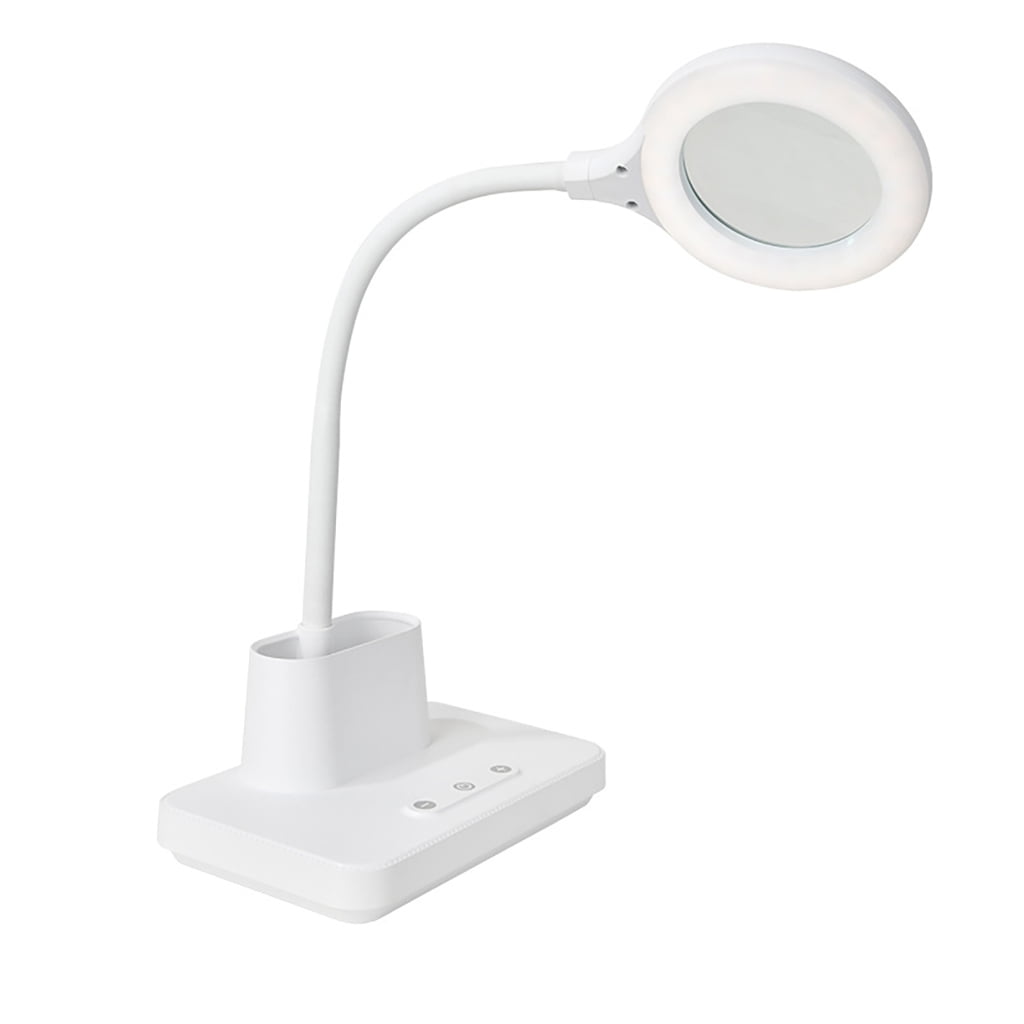 Osdhezcn Multipurpose 5 Times Zoom Magnifying Desk Lamp Magnifier With ...
