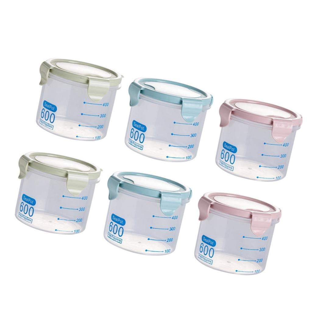 Osdhezcn Multipurpose Plastic Food Canisters For Rice Nut Spices ...