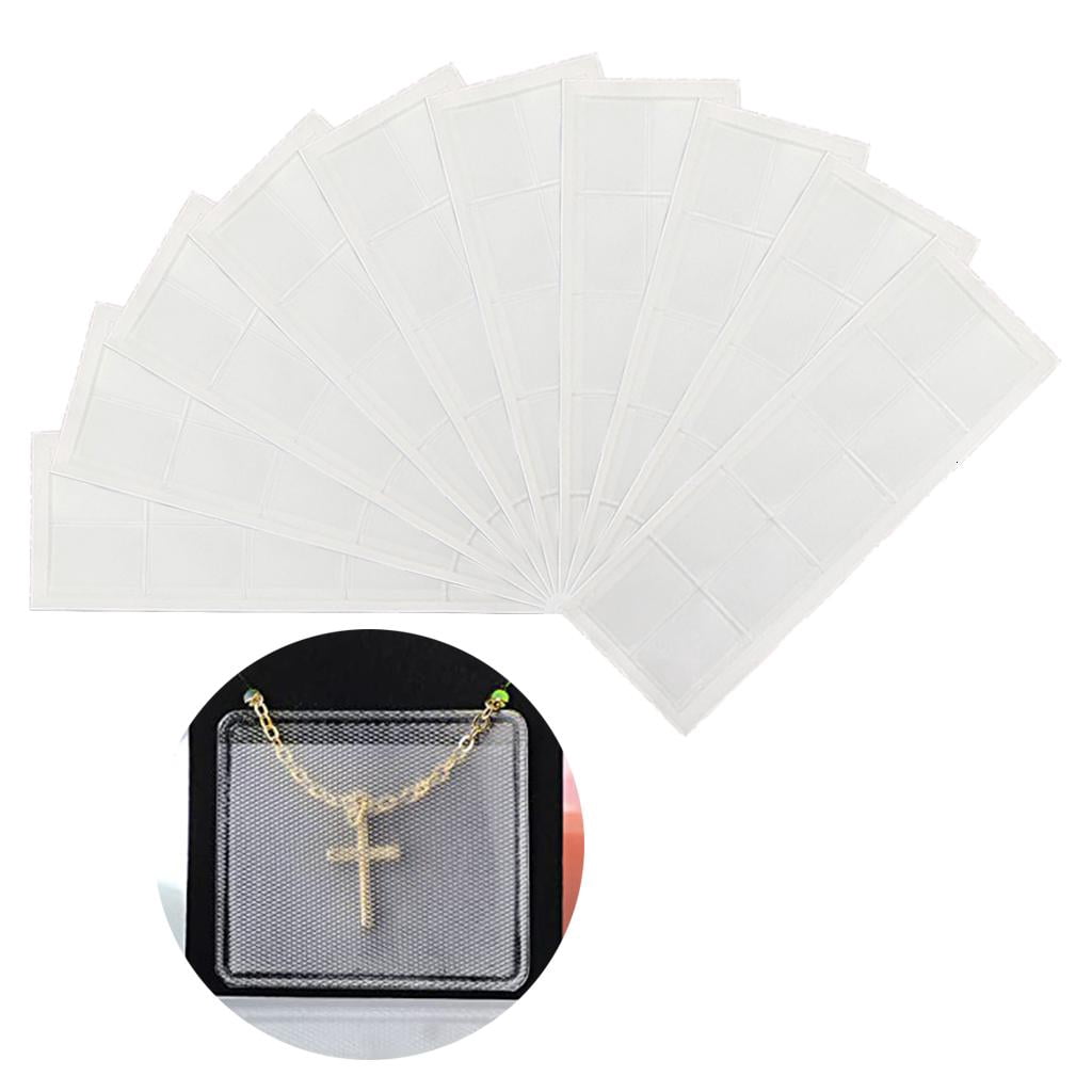 Osdhezcn Necklace Display Cards Clear Chain Sleeve Self Adhesive ...