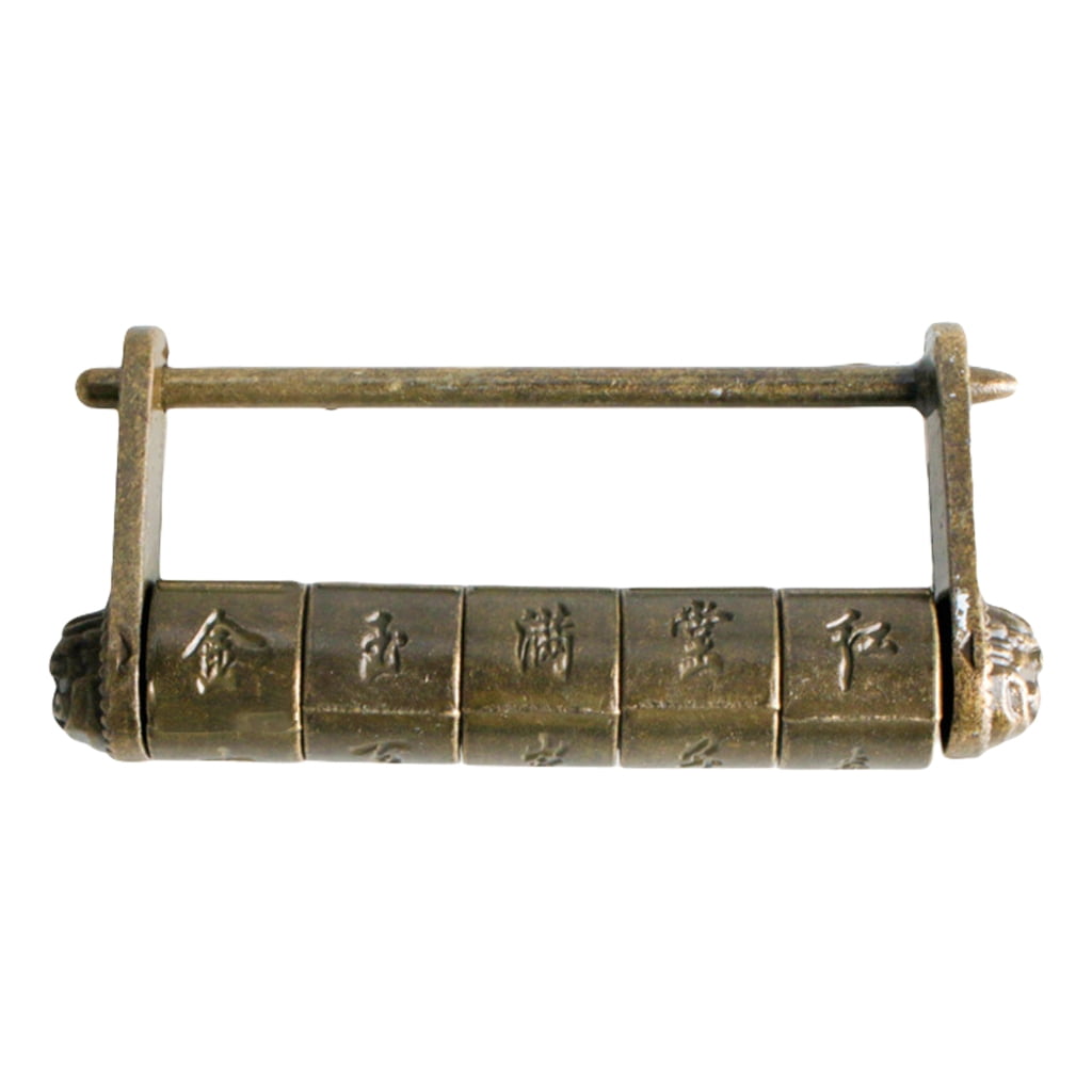 Osdhezcn Oriental Traditional Password Lock with Chinese Calligraphy ...
