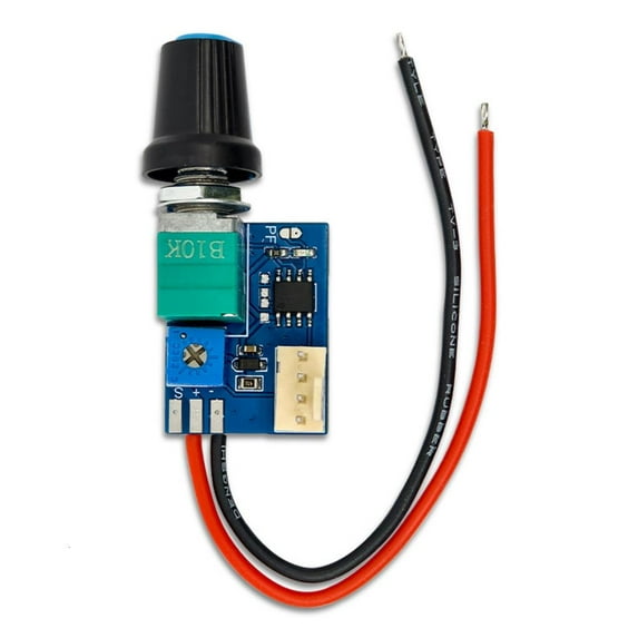 Osdhezcn PWM 4Pin Fan Speed Control Module 12V Adjustable Quiet Cooling ...