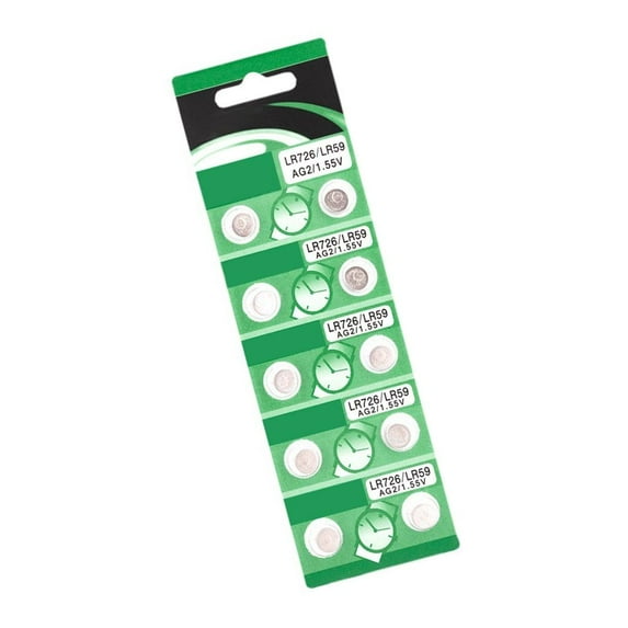 Osdhezcn Pack Of 10/20 High Capacity AG2 LR726 Alkaline Button ...