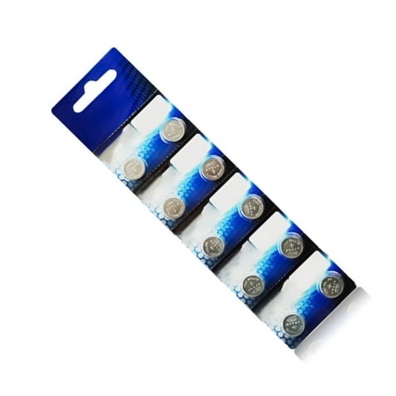 Osdhezcn Pack Of 10 AG12 LR43 Alkaline Button Cell Batteries for Pulse ...