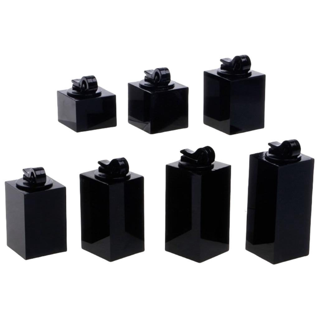 Osdhezcn Pack of 7 Practical Sturdy Acrylic Rings Display Stands ...