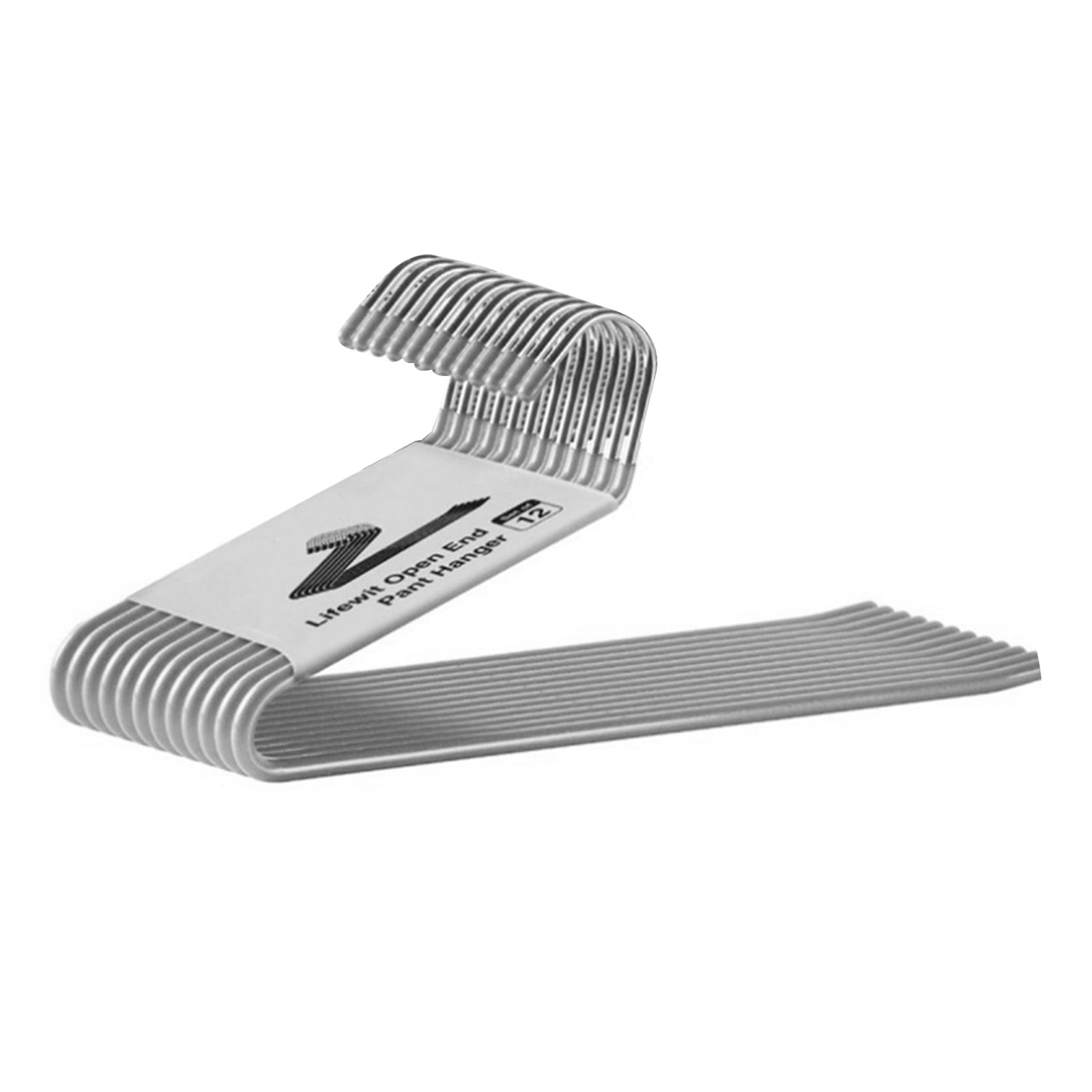 Osdhezcn Pants Hangers 12 Pack Heavy Duty Hangers Open Ended No for ...