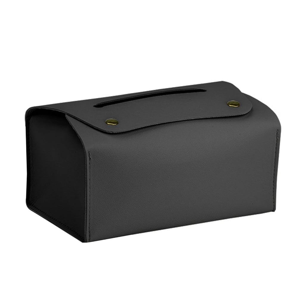 Osdhezcn Paper Towel Container Elegant Rectangular Tissue Dispenser PU ...