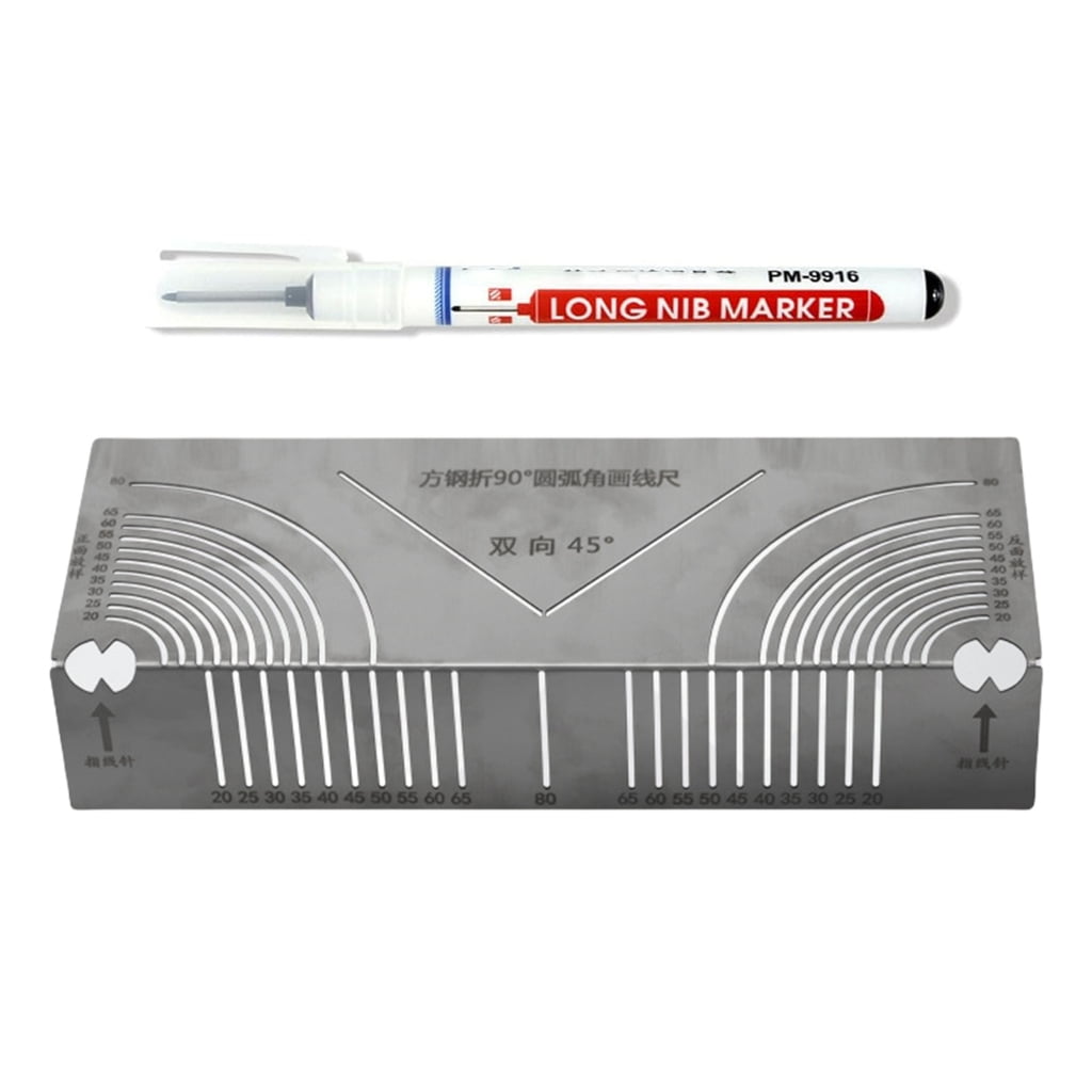 Osdhezcn Parallel Line Drawing Tool Angles & Arcs Marking Tool 20-65 ...