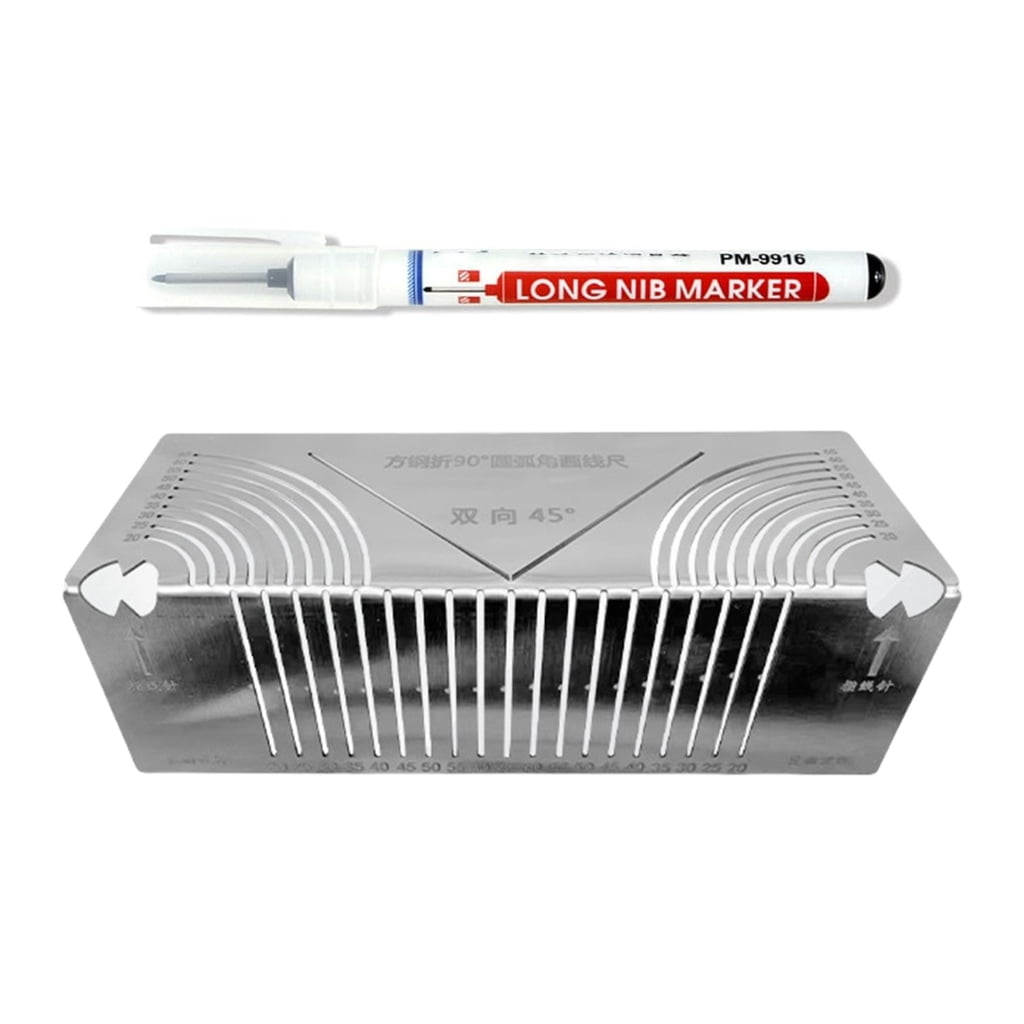 Osdhezcn Parallel Line Drawing Tool Angles & Arcs Marking Tool 20-65 ...
