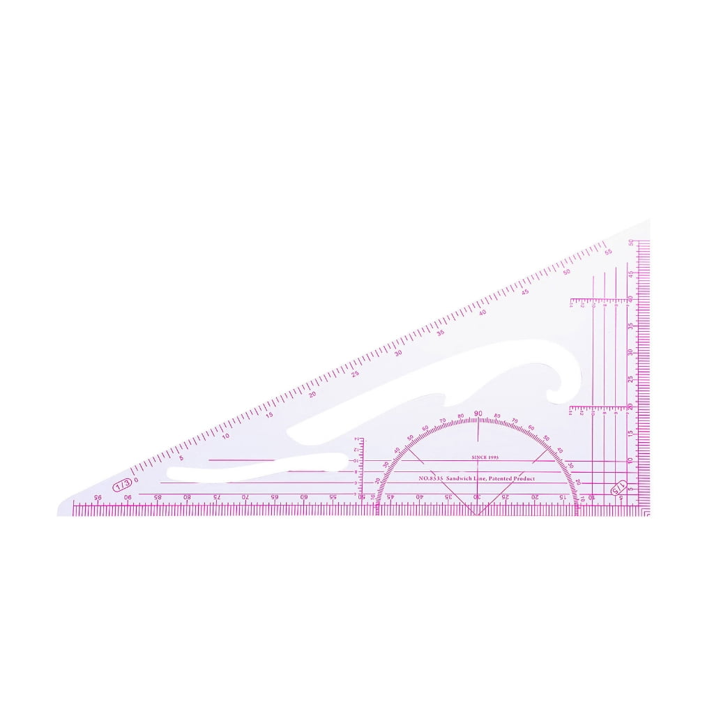 Osdhezcn Patchwork Ruler Multifunctional Plastic Ruler for Quilting and ...