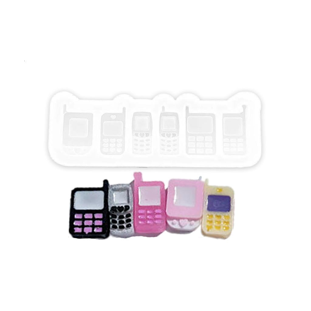 Osdhezcn Phone Model Quicksand Molds Silicone Shaker Mold DIY Resin ...