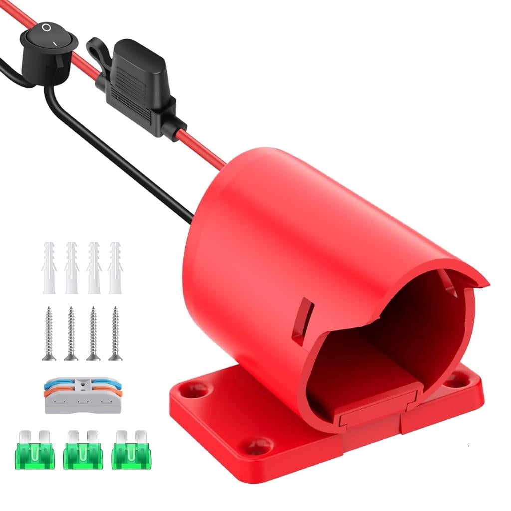 Osdhezcn Power Battery Adapter Wheel for 12V Dock Power Connector Gauge ...