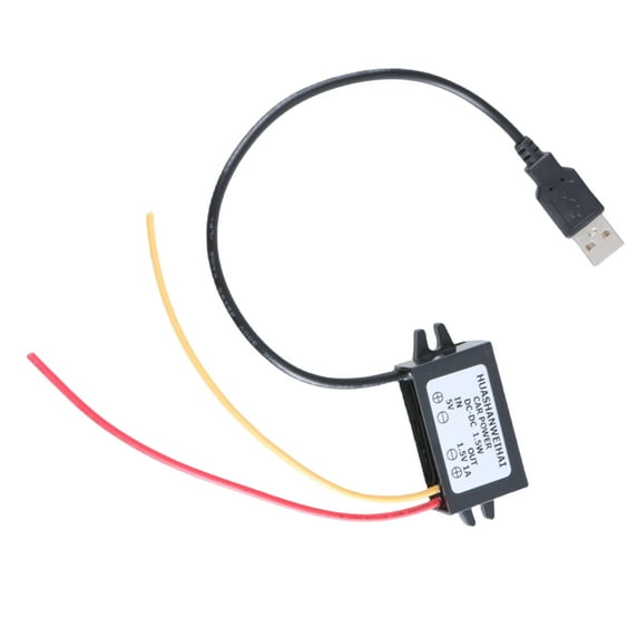 Osdhezcn Power Converter USB 5V2A to 1.5V1A Step-down Voltages Regulator Power Supply Module for ...