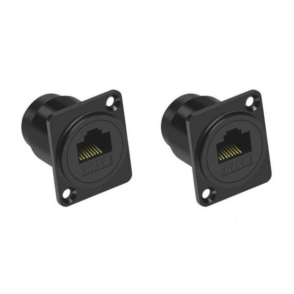 Osdhezcn RJ45 Shielded Panel Mount Coupler Ethernet Pass Through ...