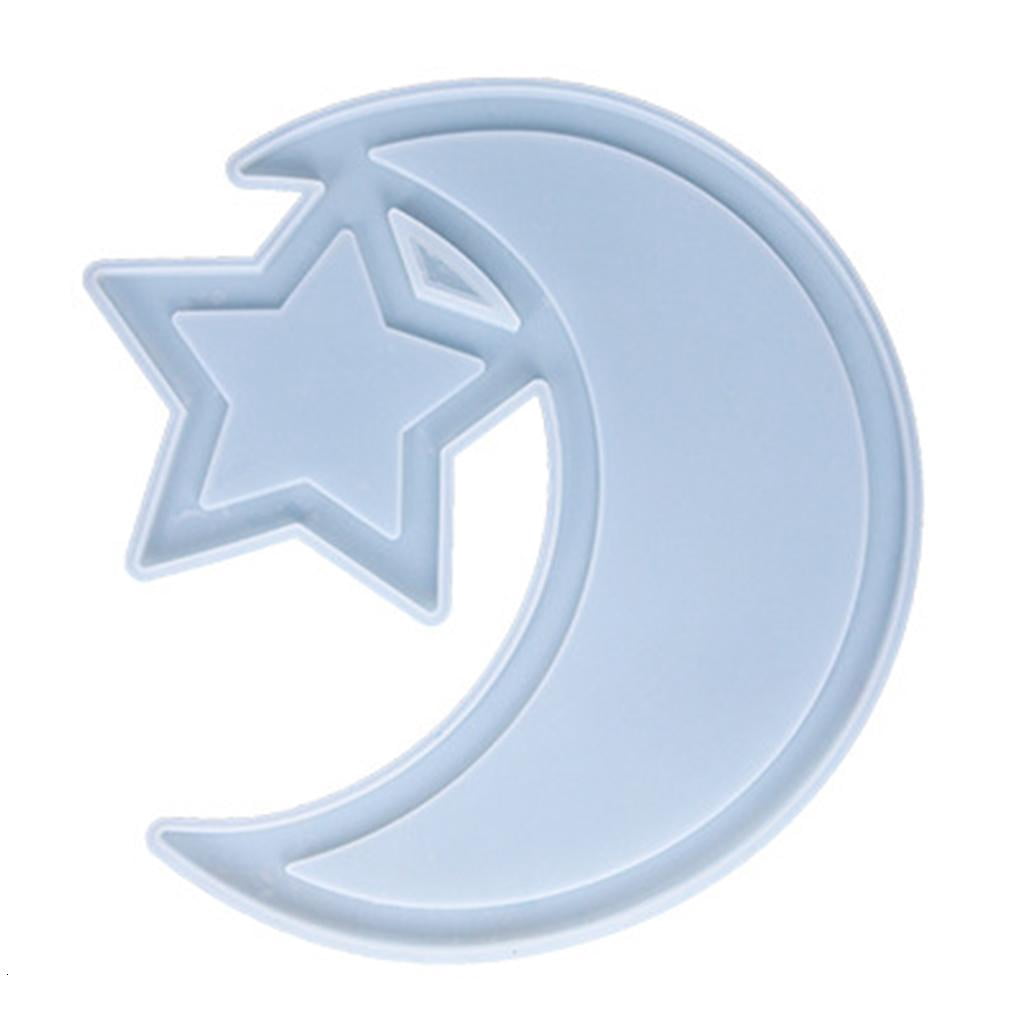 Osdhezcn Ramadan Dessert Tray Resin Mold Moon Star Ramadan Serving ...