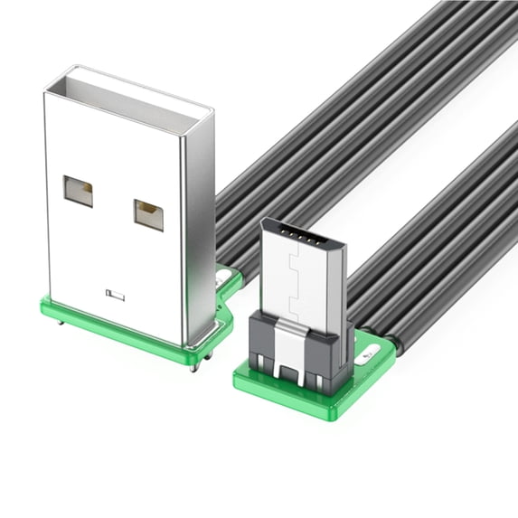 Osdhezcn Right Angle USB to USB 5Pin Up Bend Data Cable Wire for ...
