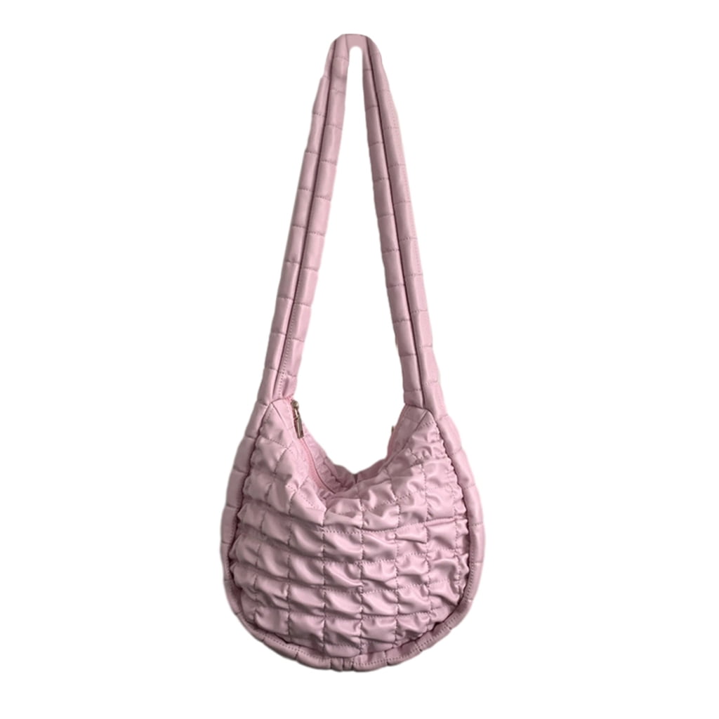 Osdhezcn Ruched Design Satchel Bag Pleated Cloud Bag Minimalist Pouch ...