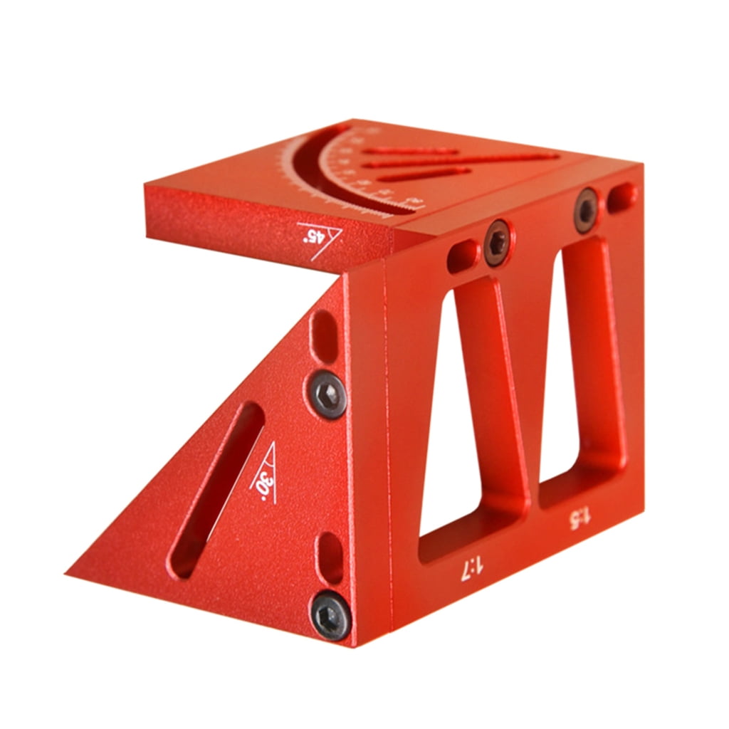 Osdhezcn Ruler AluminumAlloy Carpenter Circular Centerline Marking ...