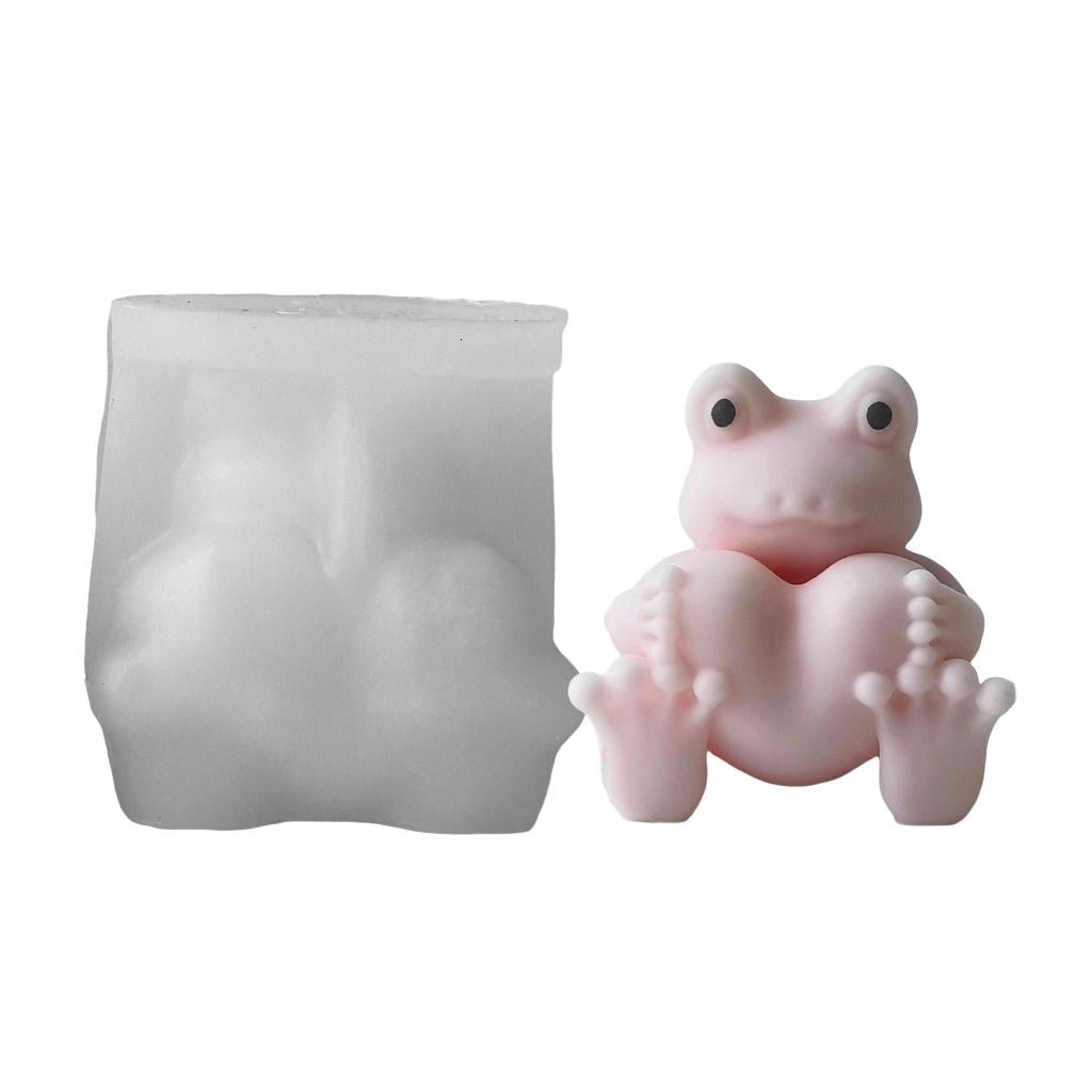 Osdhezcn Silicone Frogs Candle Molds 3D Frogs Flexible Molds Crafting ...