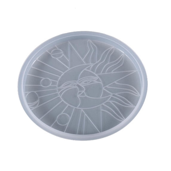 Osdhezcn Silicone Irregular Flower Pattern Coaster Mold Epoxy Moulds ...