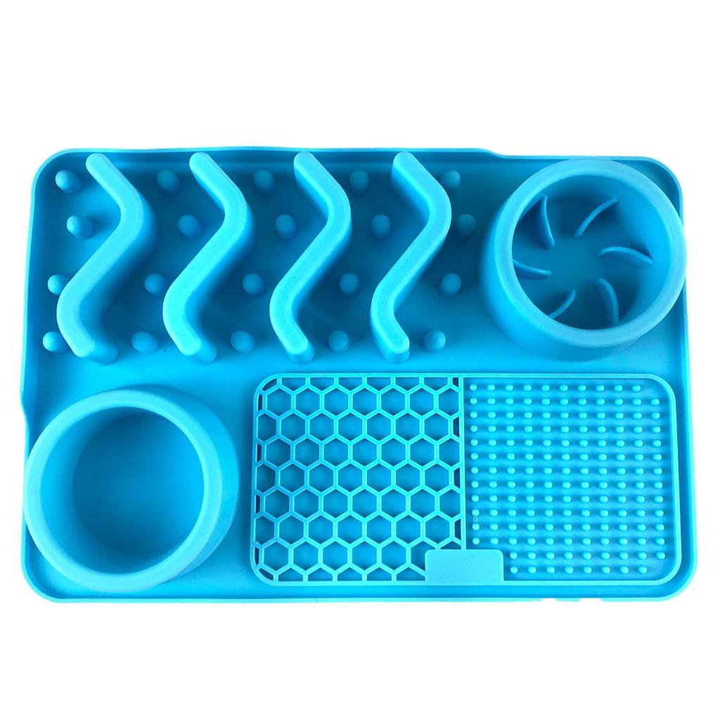 Osdhezcn Silicone Pet Licking Pad Anti-Slip Dog Lick Pad Slow Feeding ...