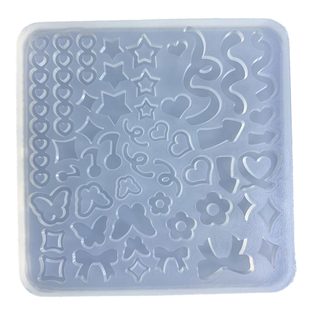 Osdhezcn Small Color Strip Quicksand Shaker Filler Epoxy Resin Mold ...