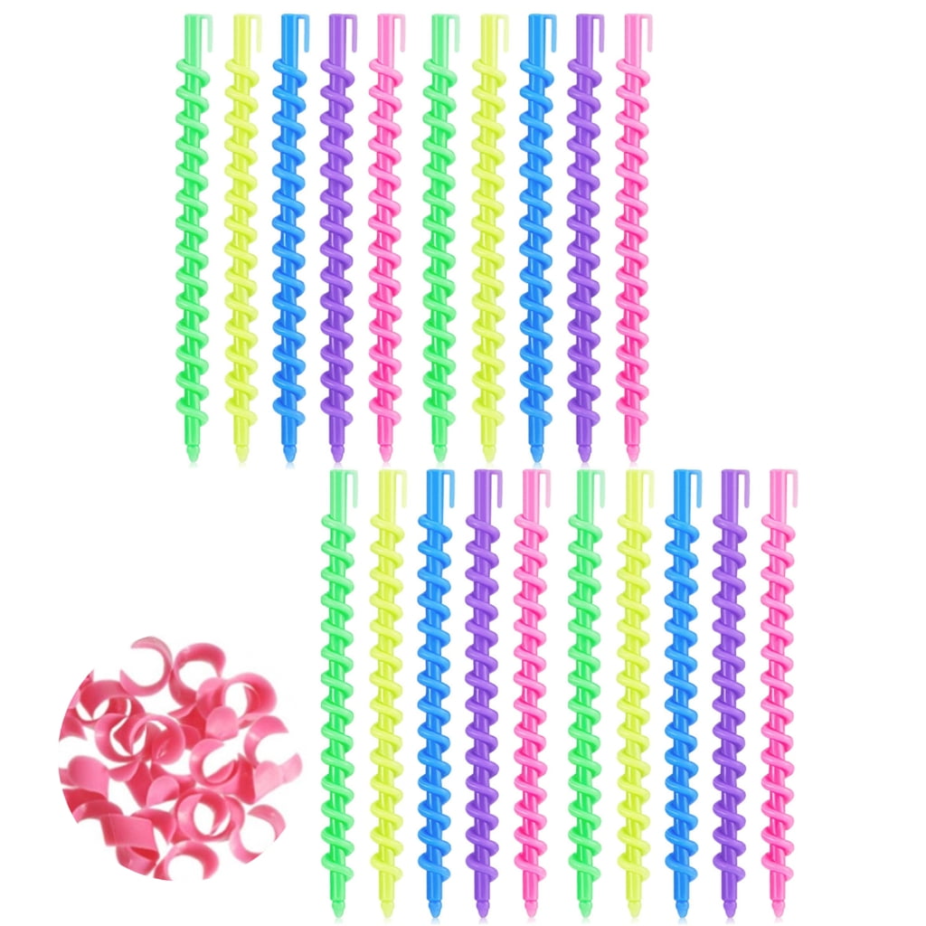 Osdhezcn Spirals Perm Rod Heatless Curl Rod Overnight Hair Roller Perm ...