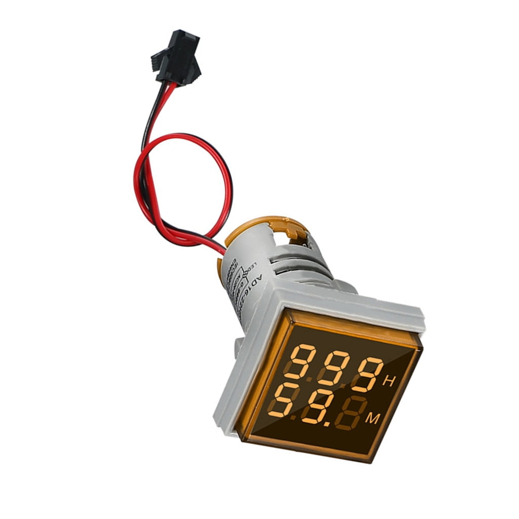 Osdhezcn Stable double Display Timer High Accuracy LED Hour Meter 1-60M ...
