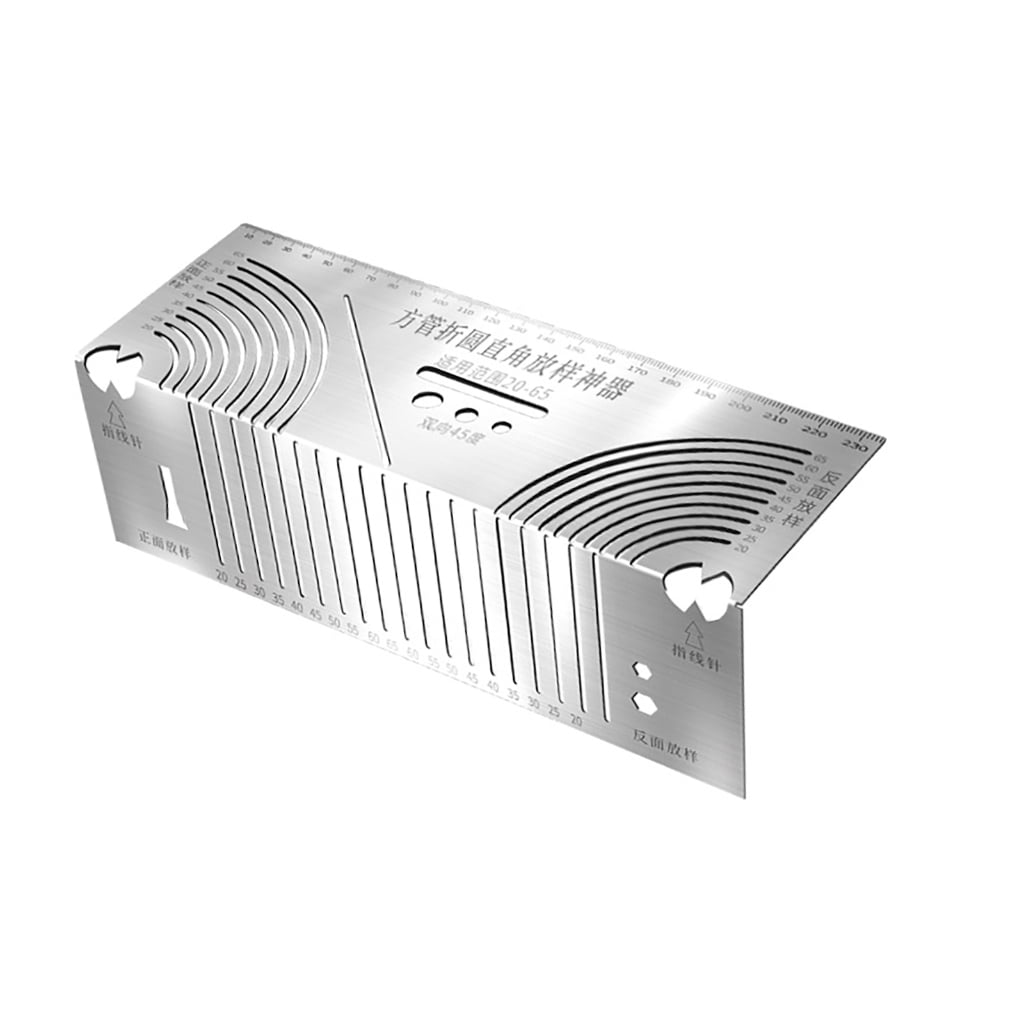 Osdhezcn Stainless Marking Ruler Parallel Line Drawing Tool for ...