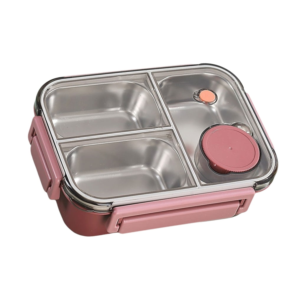 Osdhezcn Stainless Steel Lunch Box with Sealed Dividers Leak Proof Food ...