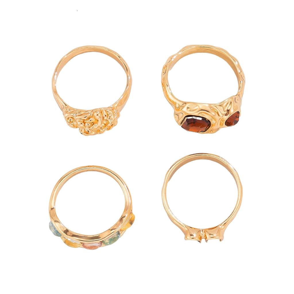 Osdhezcn Sturdy Metal Rings Set With Beautiful Geometric Patterns ...