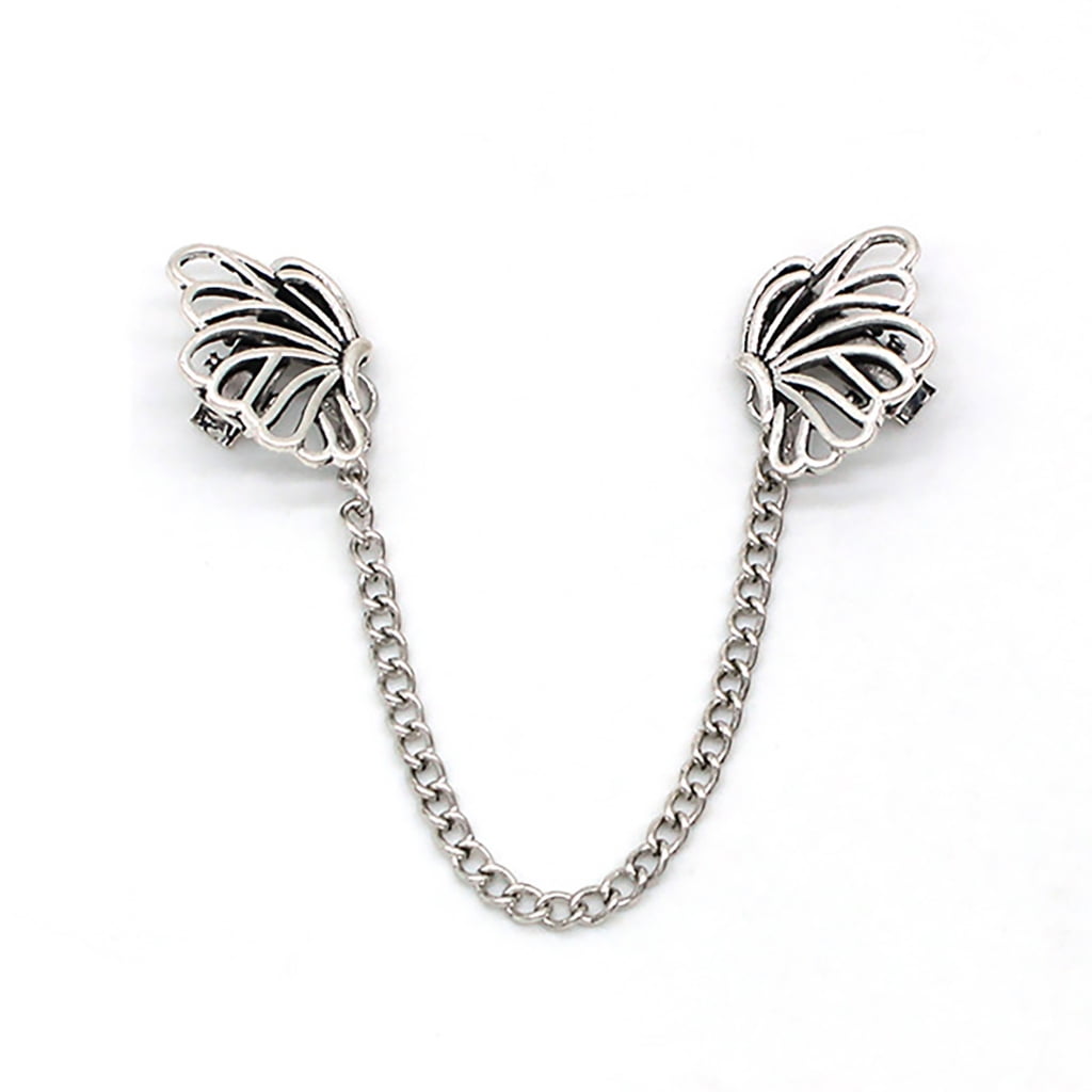 Osdhezcn Stylish Sweater Clip Cardigan Chain Clasp Clothing Fastener ...