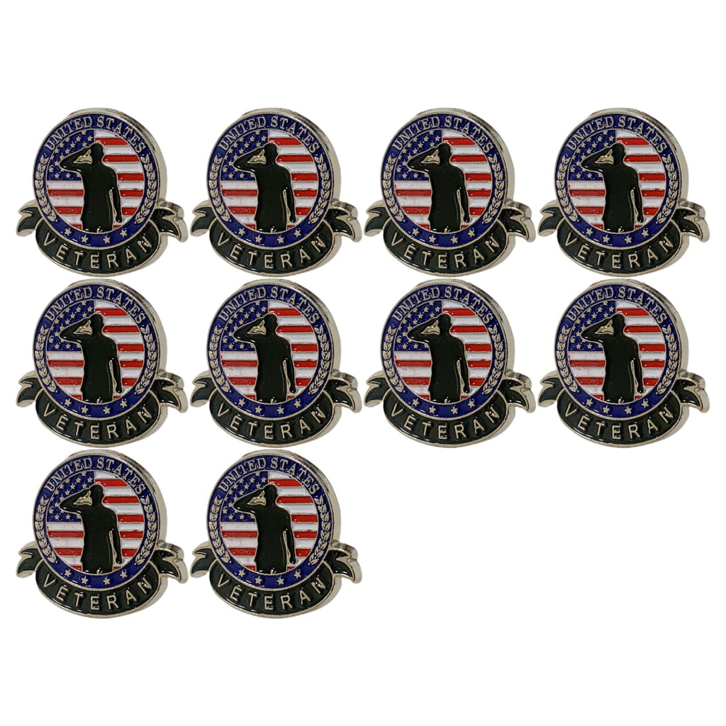 Osdhezcn Stylish Veterans Pins Honors and Respect Sturdy Alloy ...