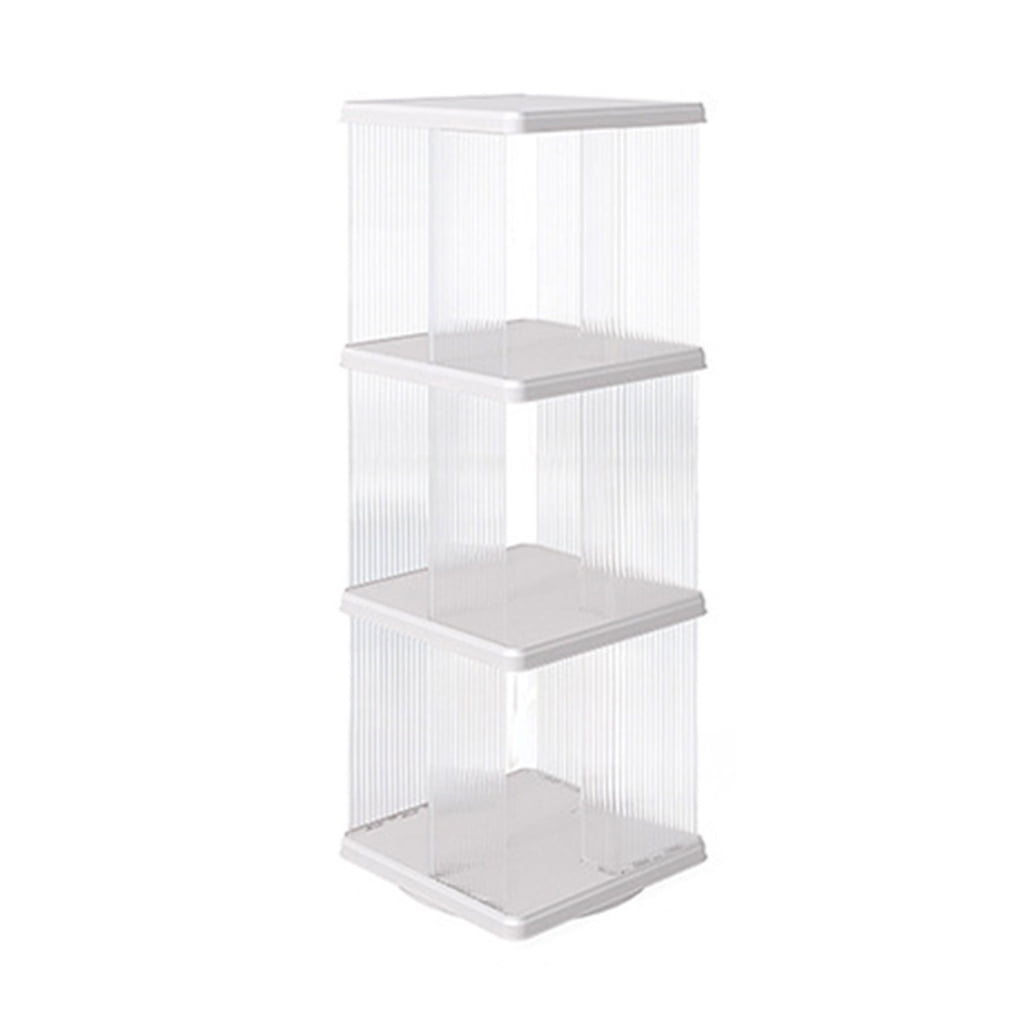 Osdhezcn Tall Narrow Bookshelf Rotating Book Display Rack for Floor ...